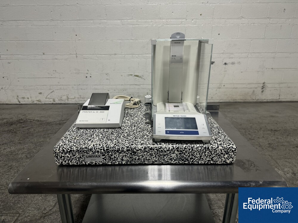 Mettler Toledo XS104 Excellence XS Analytical Balance | Federal Equipment Company