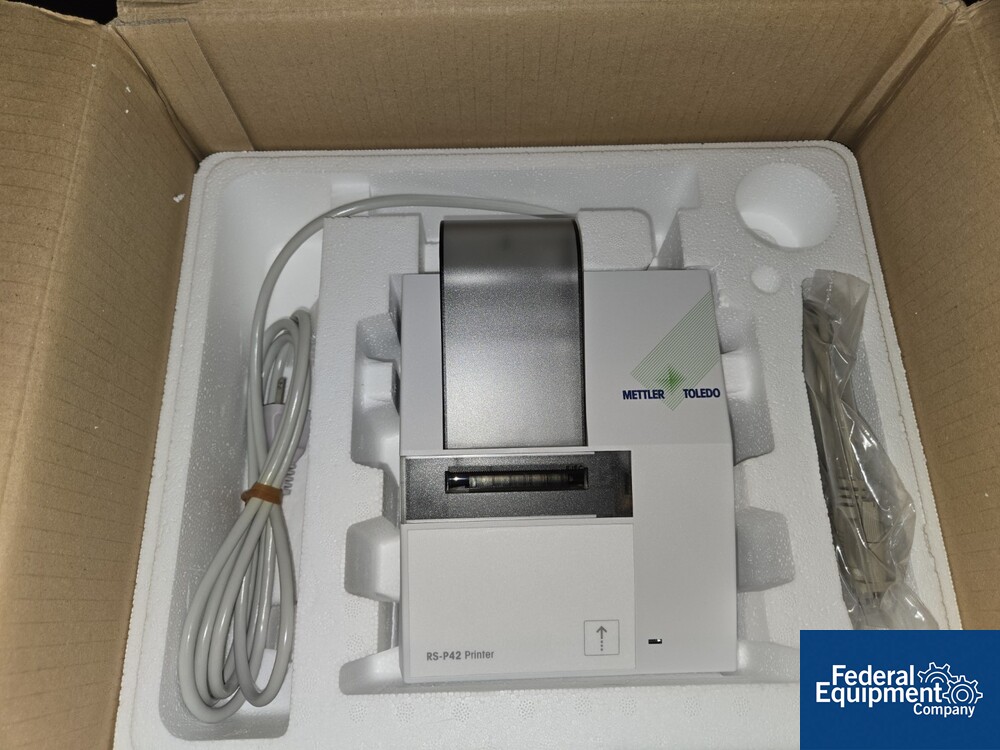 (2) Mettler Toledo Laboratory Balance Printers, Model RS-P42 | Federal ...