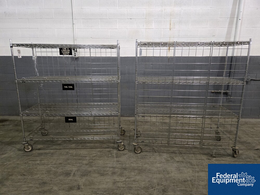 (2) Portable Steel Racks | Federal Equipment Company