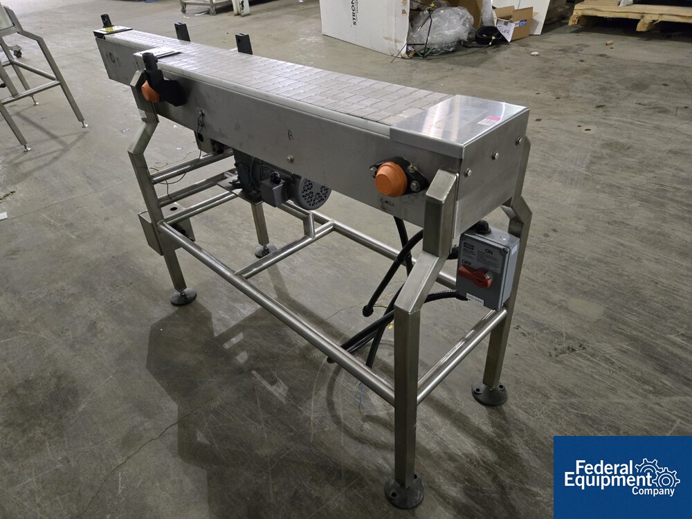 4" Wide Double Belt Conveyor | Federal Equipment Company