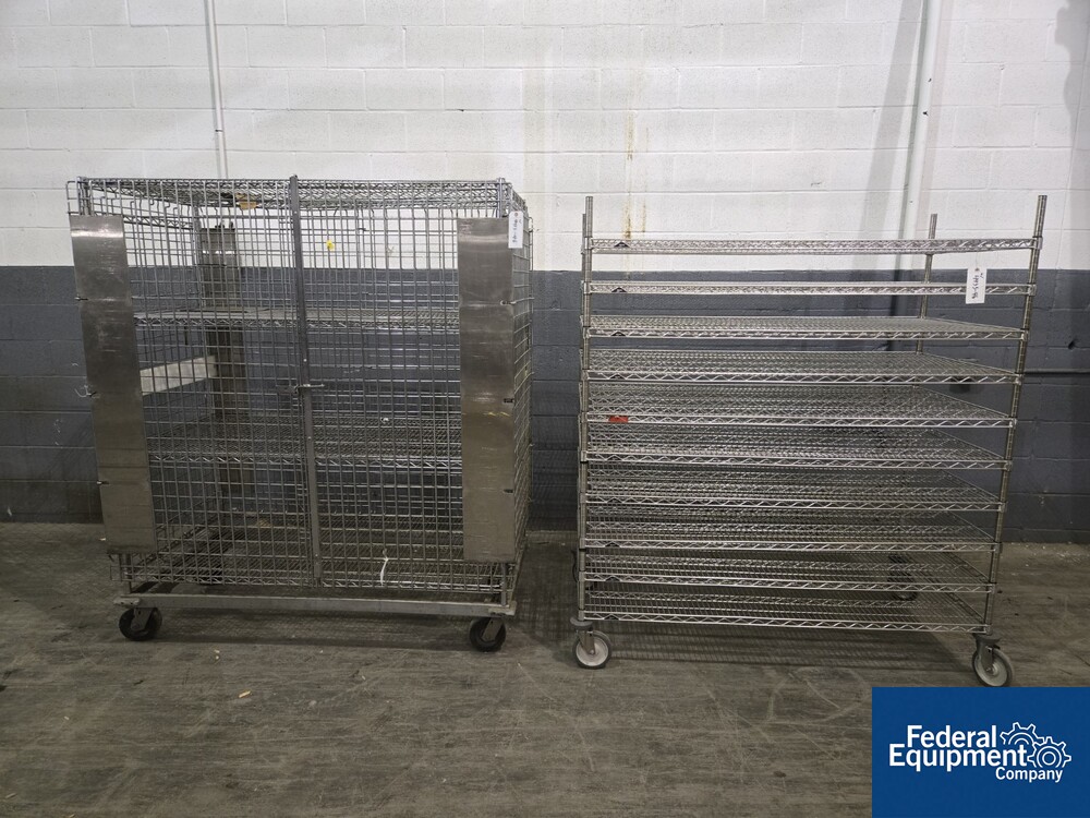(2) Portable Steel Storage Racks | Federal Equipment Company