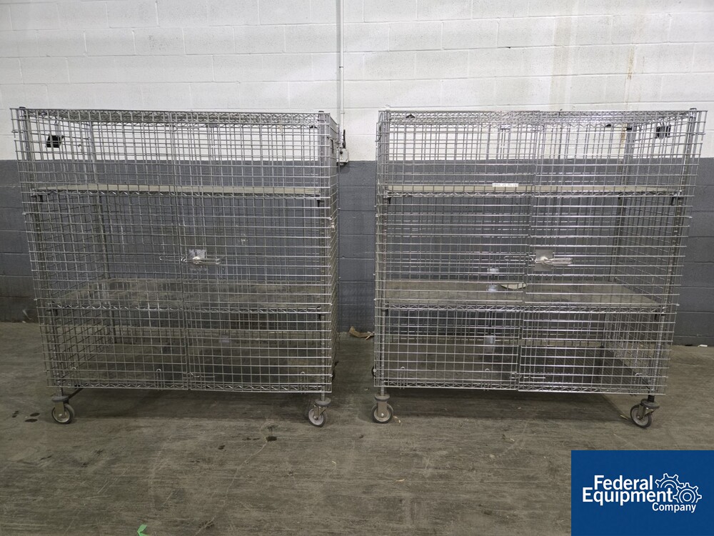 (2) Portable Steel Storage Racks | Federal Equipment Company