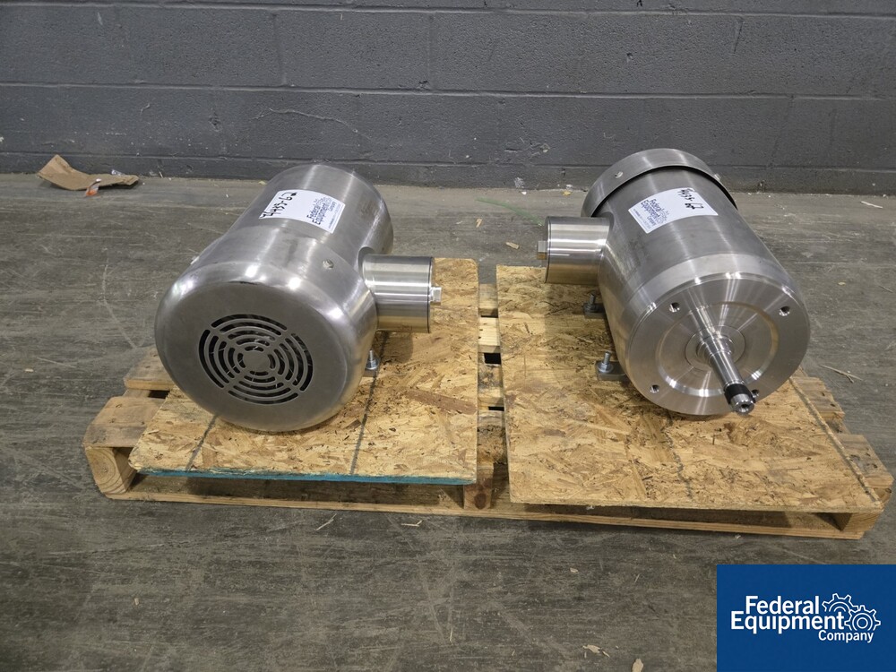 (2) SPX Stainless Steel Pump Drives | Federal Equipment Company