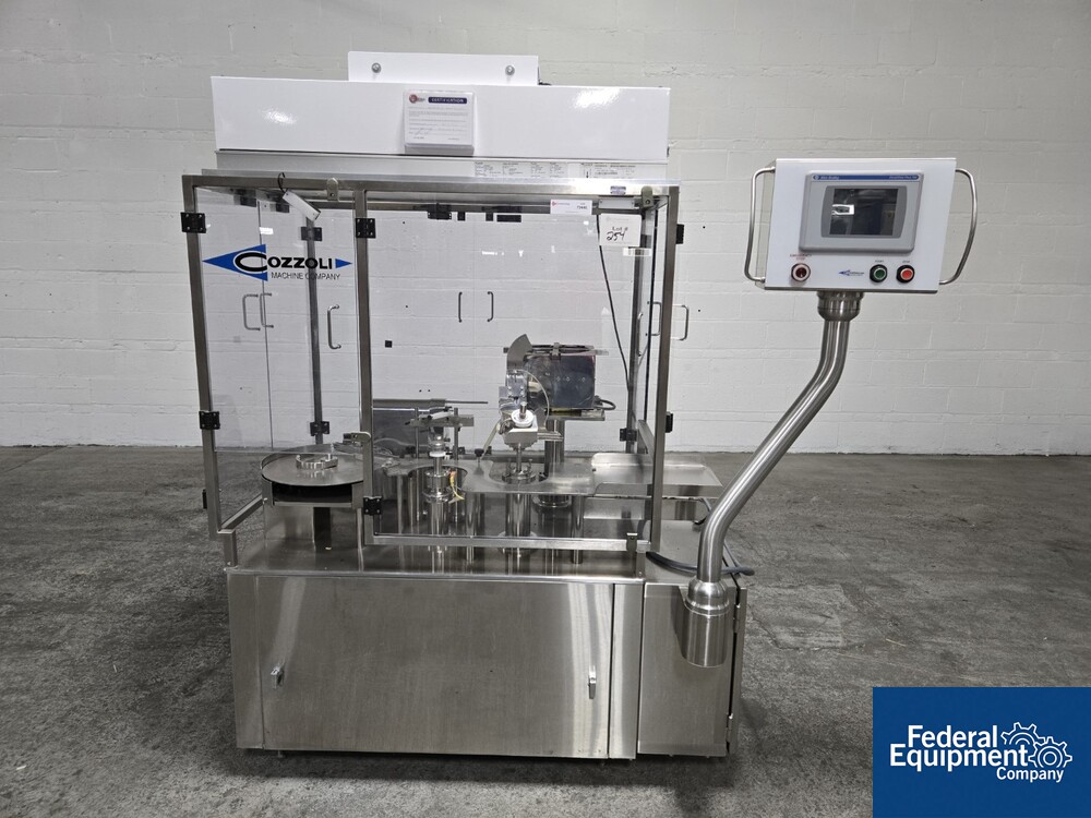 Cozzoli Vial Filler/Stoppering Machine, Model FSV50 | Federal Equipment ...