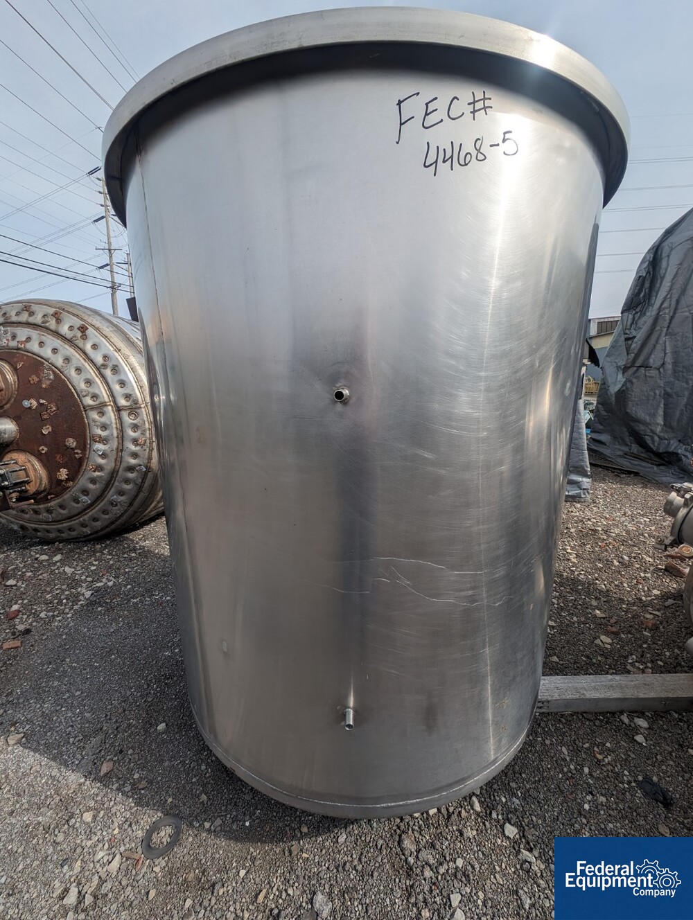 600 Gal Stainless Steel Tank | Federal Equipment Company