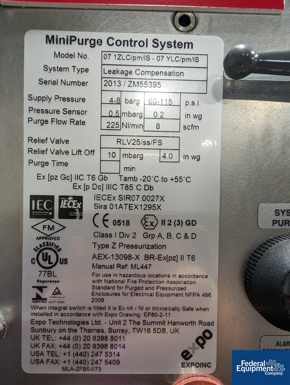 O'Hara LCM Lab Coater, Model Labcoat M | Federal Equipment Company