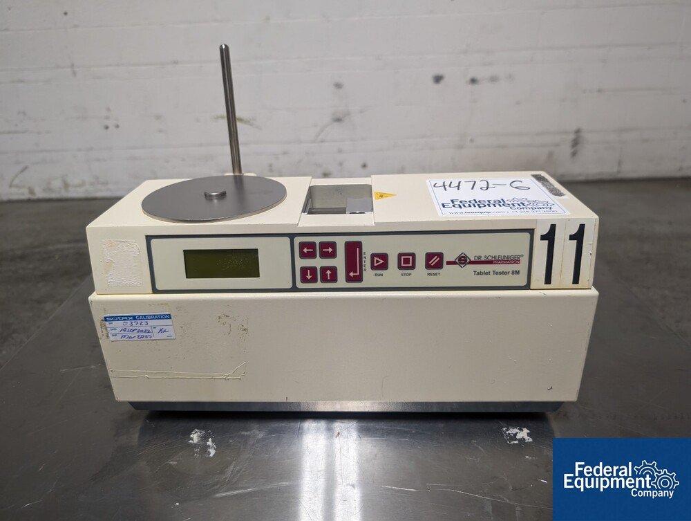 Dr. Schleuniger 8M Tablet Hardness Tester | Federal Equipment Company