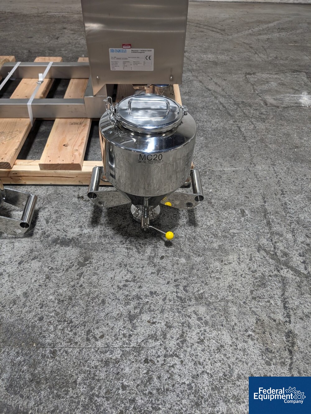 Bohle Bin Blender, Model LM40 | Federal Equipment Company
