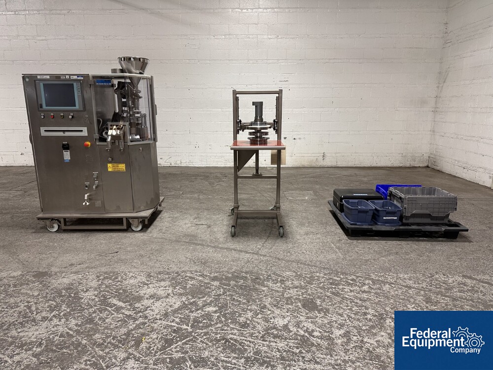 Korsch XL100 Rotary Tablet Press, D & B Turrets | Federal Equipment Company