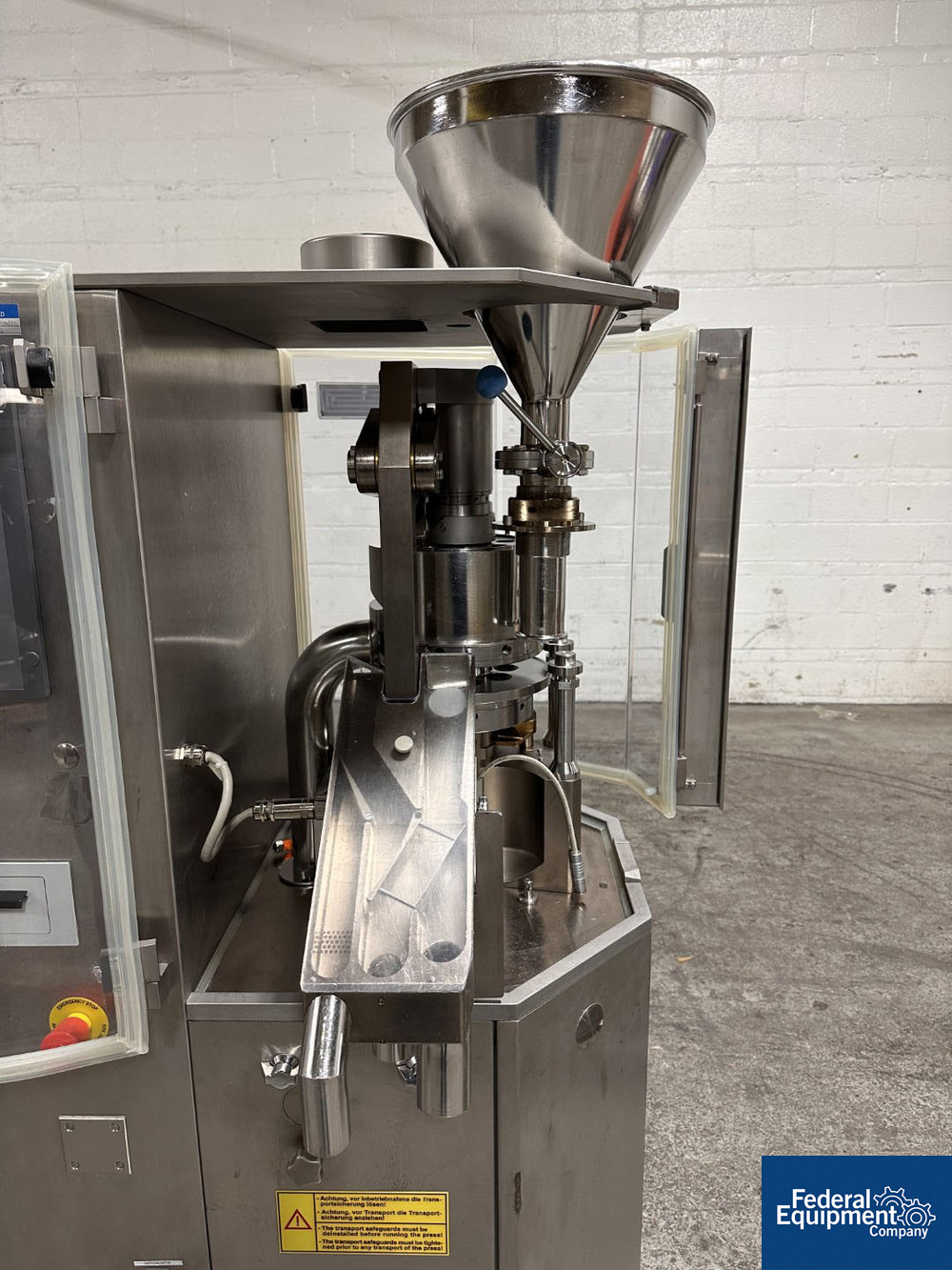 Korsch XL100 Rotary Tablet Press, D & B Turrets | Federal Equipment Company