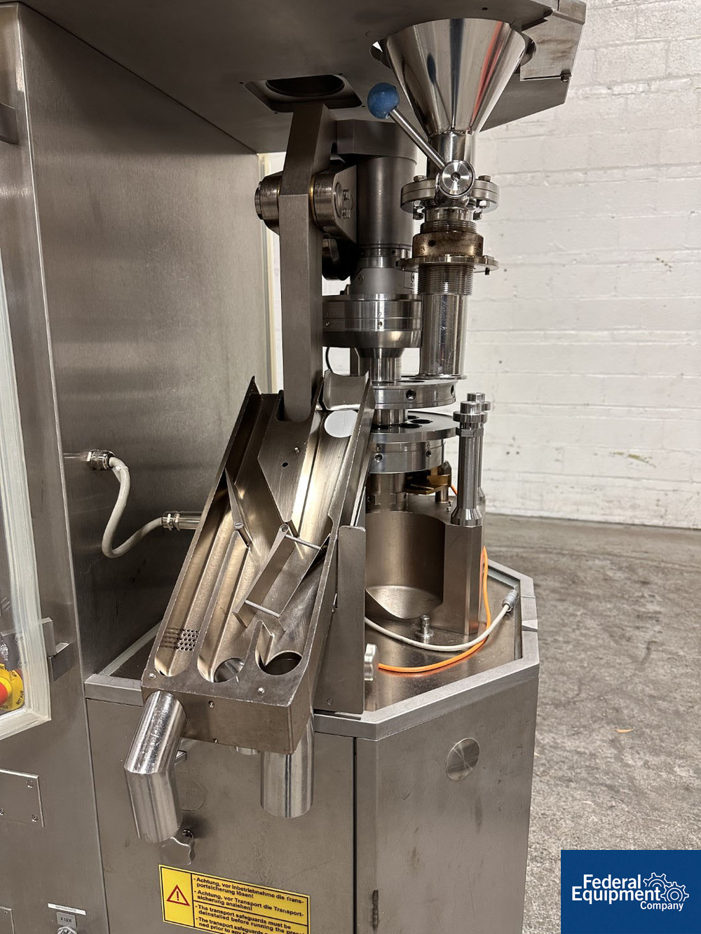 Korsch XL100 Rotary Tablet Press, D & B Turrets | Federal Equipment Company