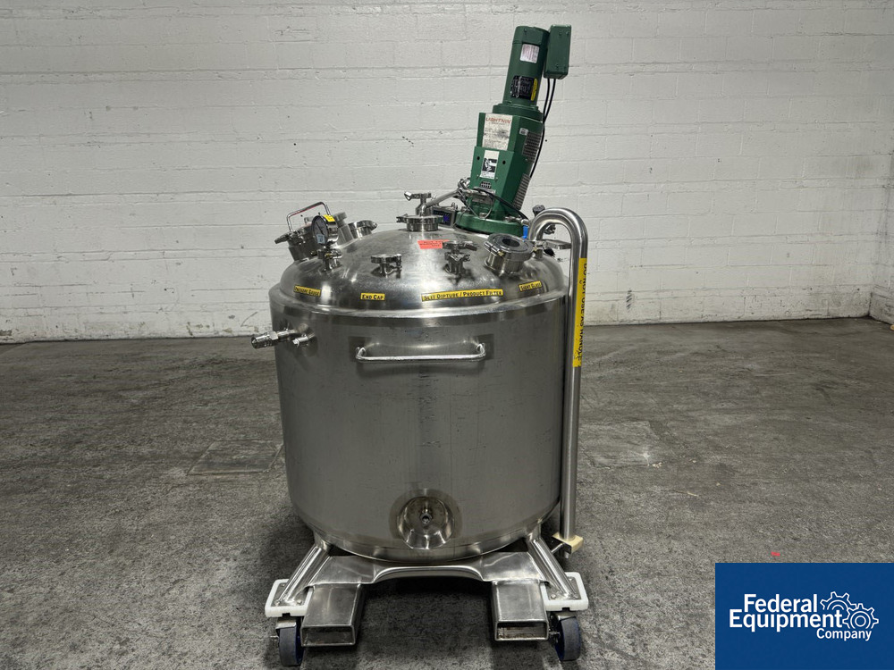 600 Liter Precision Stainless Reactor, 316L S/S, 45/100# | Federal ...