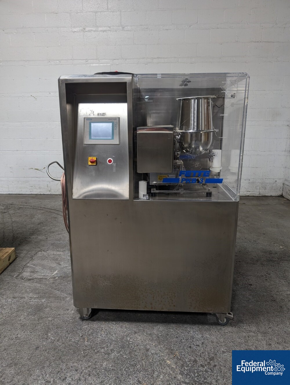 Fette 1200 Rotary Tablet Press | Federal Equipment Company