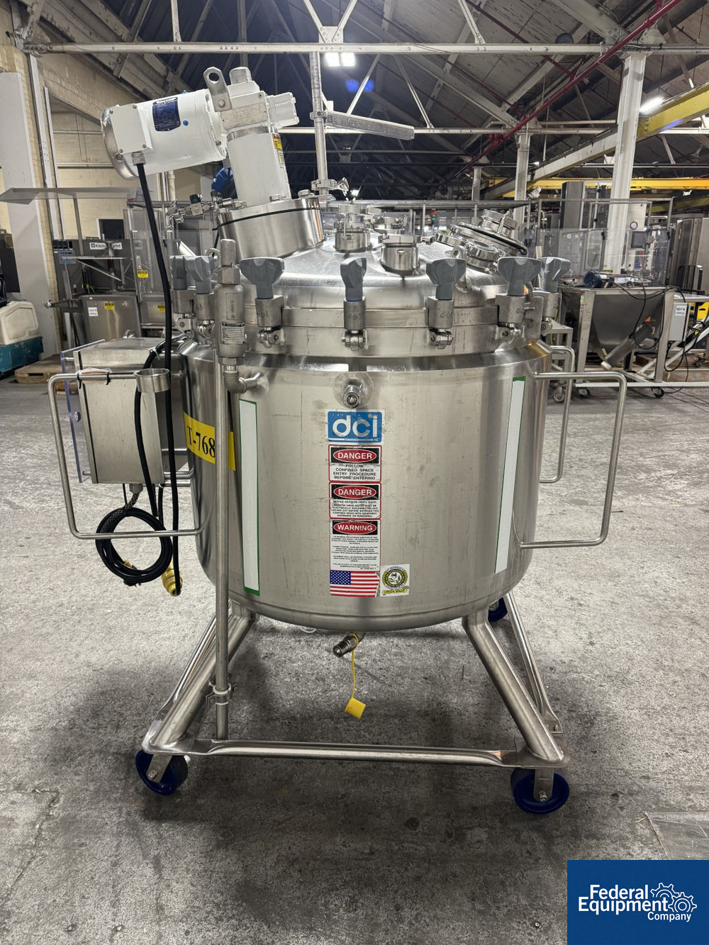 500 Liter DCI Reactor, Hastelloy C22, 45/150# | Federal Equipment Company