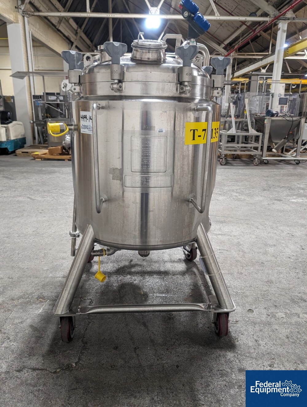 250 Liter DCI Reactor, Hastelloy C22, 45/150# | Federal Equipment Company
