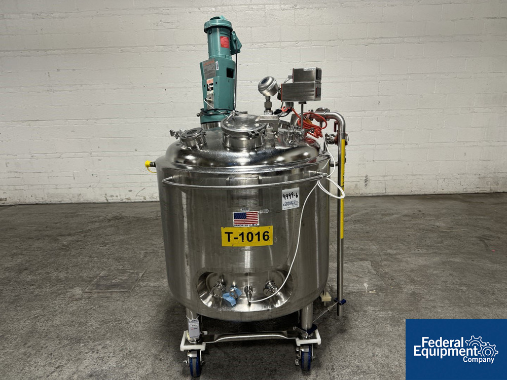 500 Liter Precision Stainless Reactor, 316 S/S, 45/100# | Federal ...