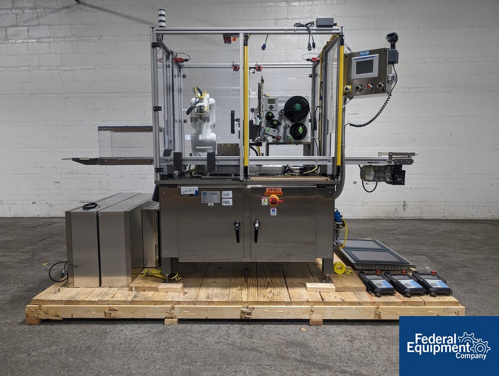 R+D Custom Automation Robotic Labeler, Model Hermies+ | Federal ...