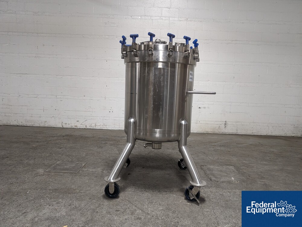 100 Gal Feldmeier Receiver Tank, 316L S/S, 60# | Federal Equipment Company