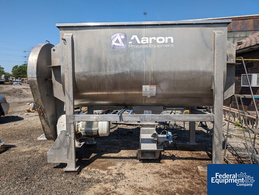 100 Cu Ft Aaron Process Ribbon Blender, S/S | Federal Equipment Company
