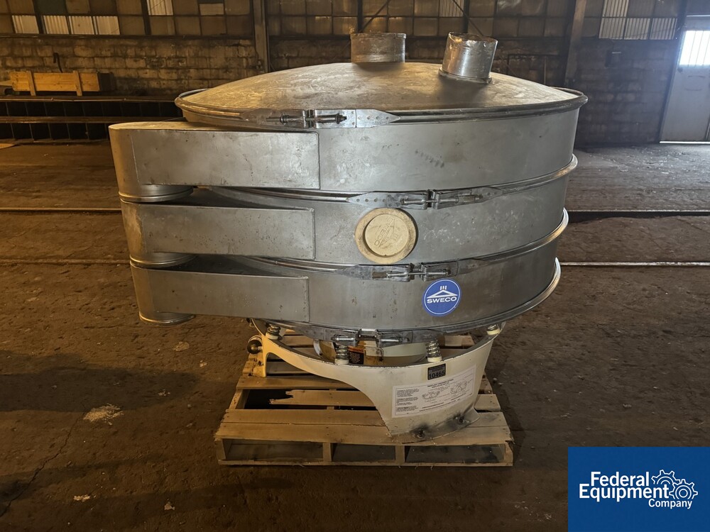 60" Sweco Screen, S/S, 2 Deck | Federal Equipment Company