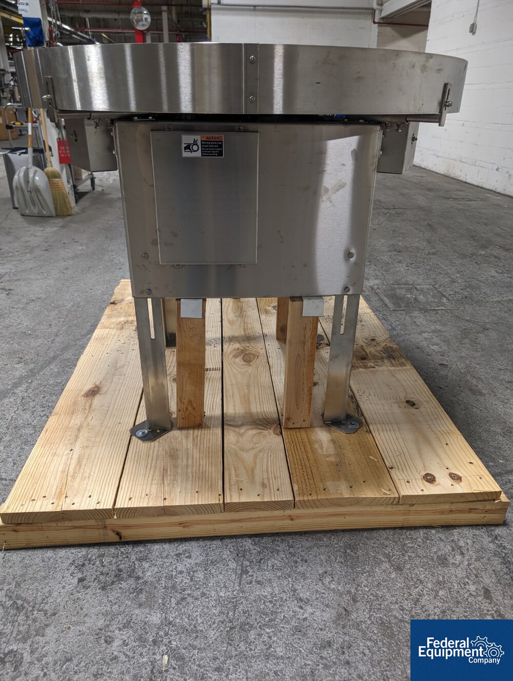 48" Garvey Accumulation Table, S/S, Model 1500 | Federal Equipment Company