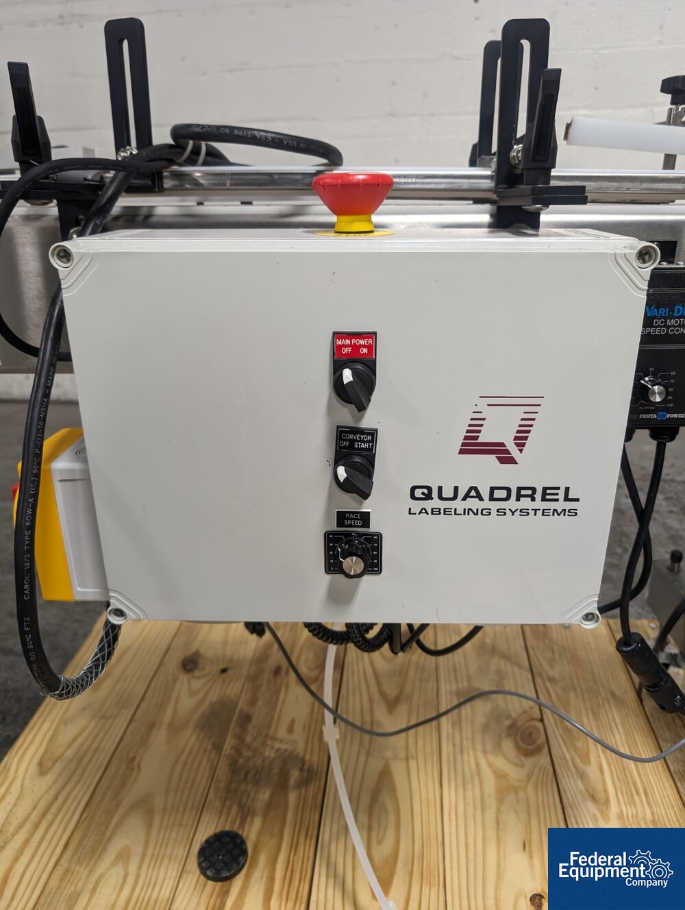 Quadrel Labeler, Model Moduline 3 Roller | Federal Equipment Company