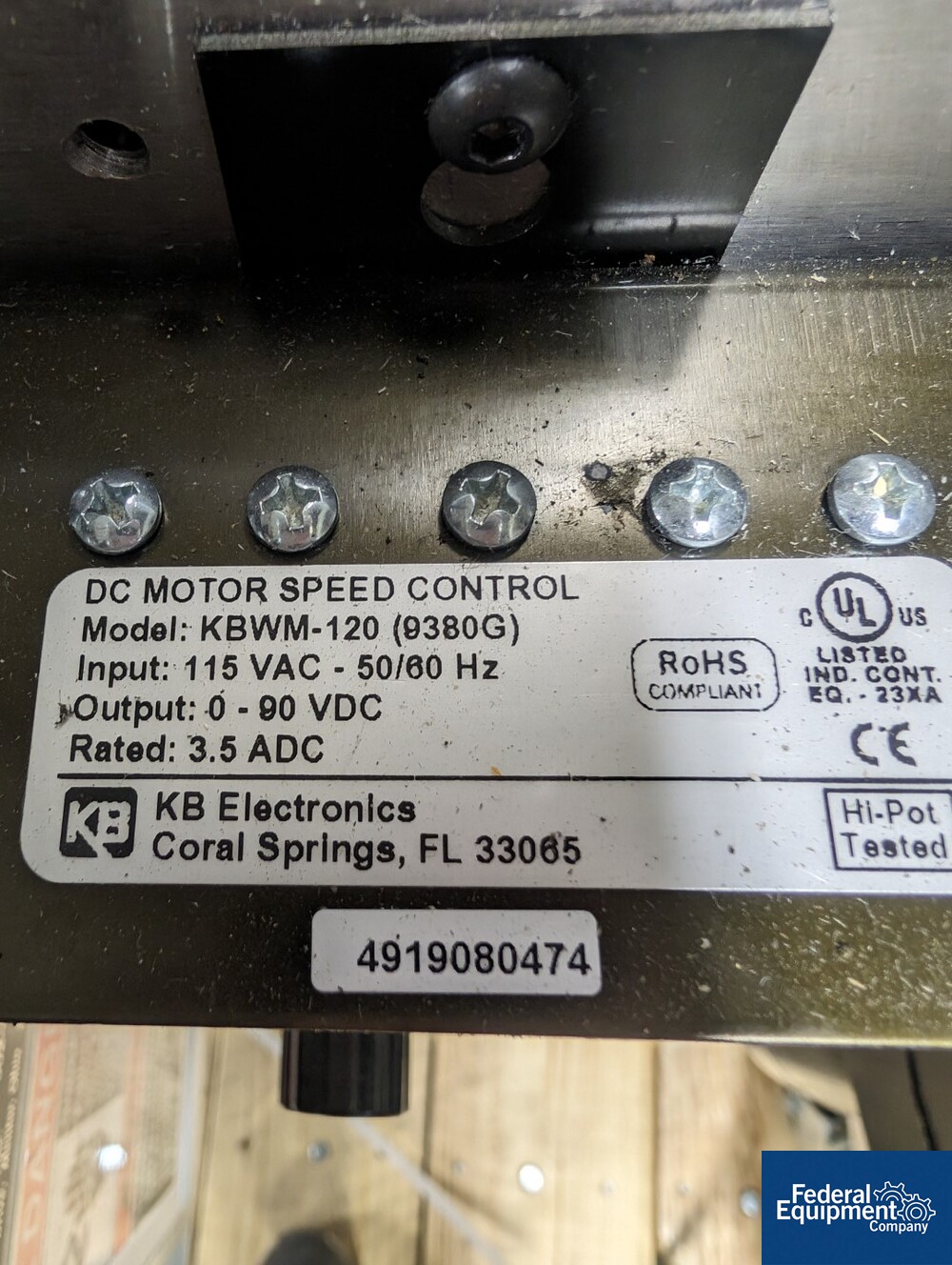 Quadrel Labeler, Model Moduline 3 Roller | Federal Equipment Company