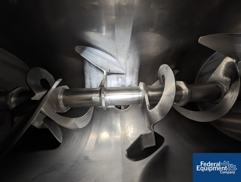 11 Cu Ft American Process Paddle Ribbon Blender, S/S, Modle PRB-011 ...