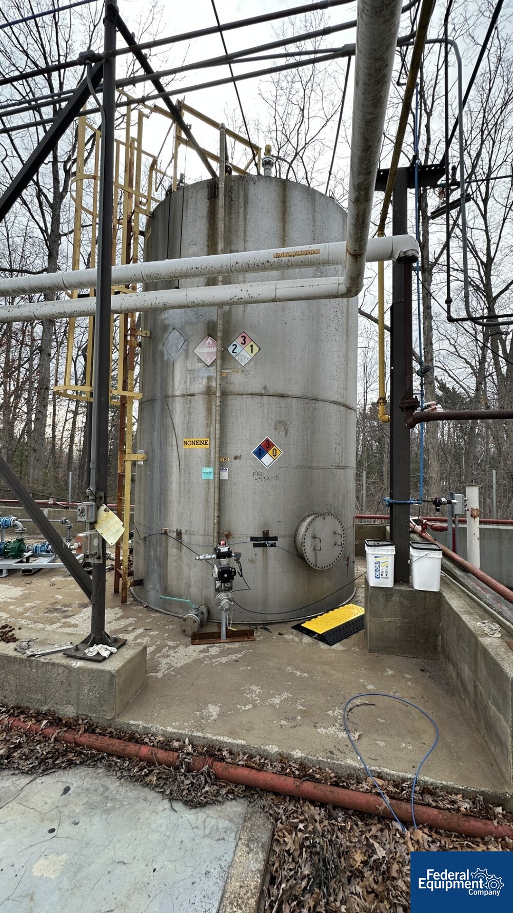 10,000 Gal McDaniel Tank MFG Tank, S/S | Federal Equipment Company