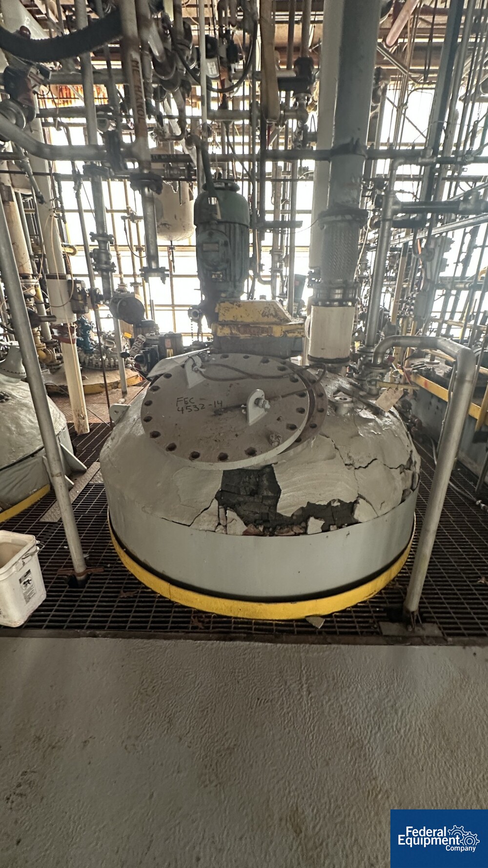 2,100 Gal Four Corp Reactor, Alloy 20, 100/100# | Federal Equipment Company