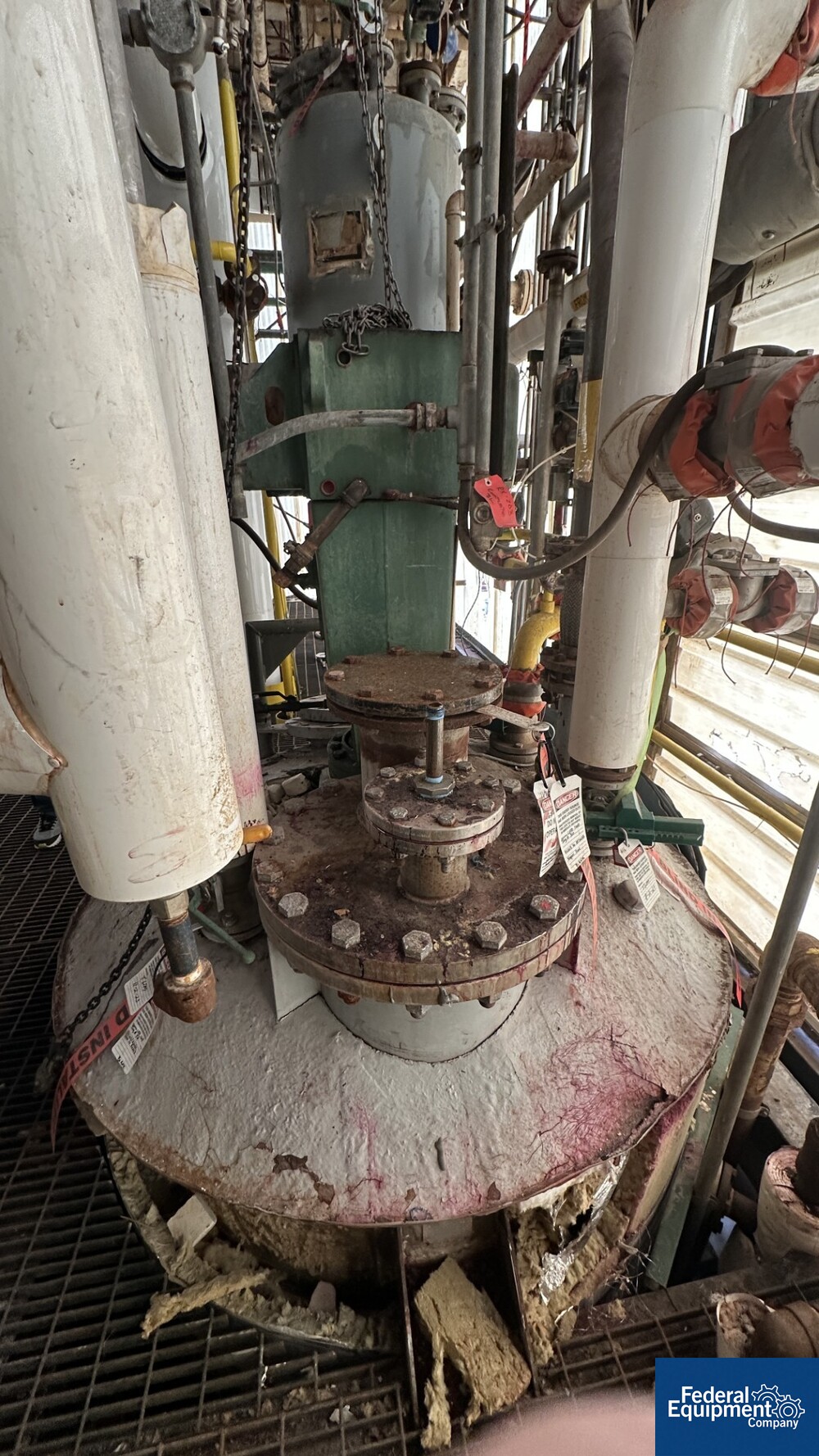 1,200 Gal IPS Reactor, 316 S/S, 90/100# | Federal Equipment Company