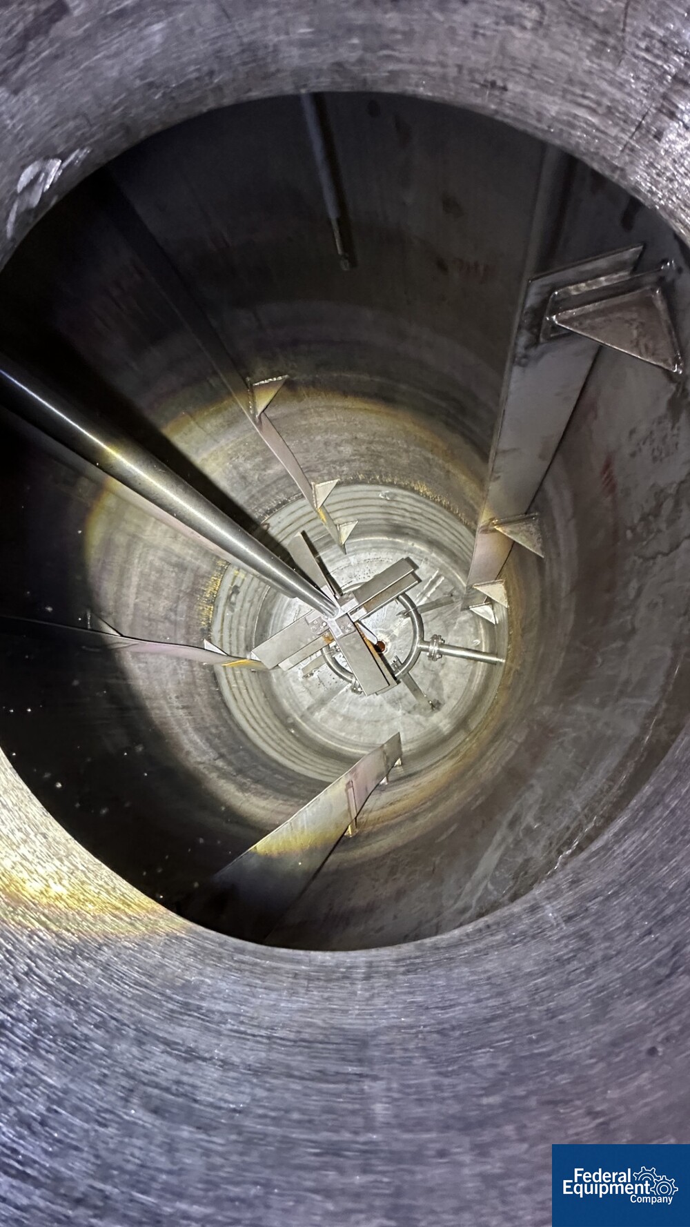 1,200 Gal IPS Reactor, 316 S/S, 90/100# | Federal Equipment Company