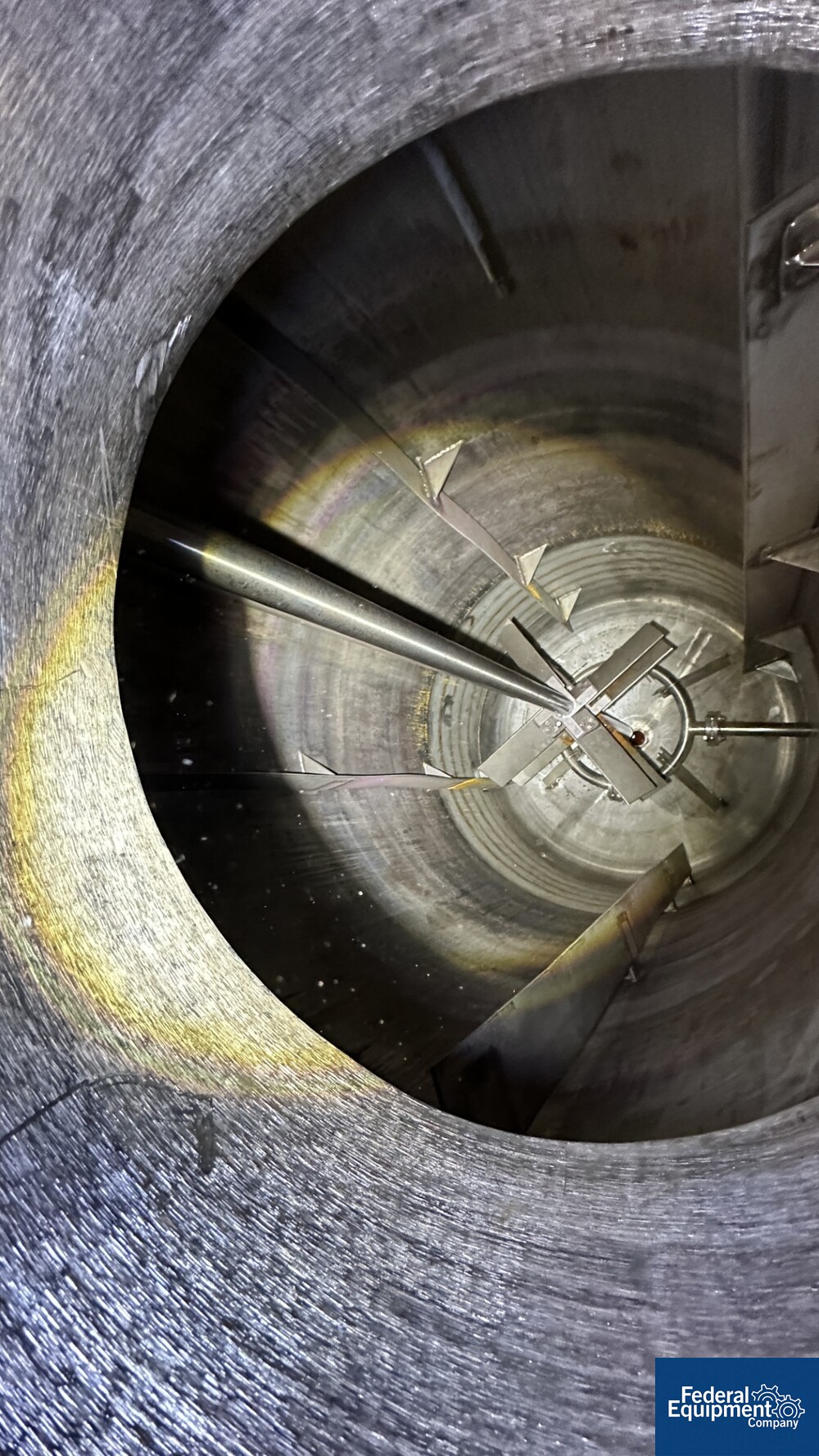 1,200 Gal IPS Reactor, 316 S/S, 90/100# | Federal Equipment Company