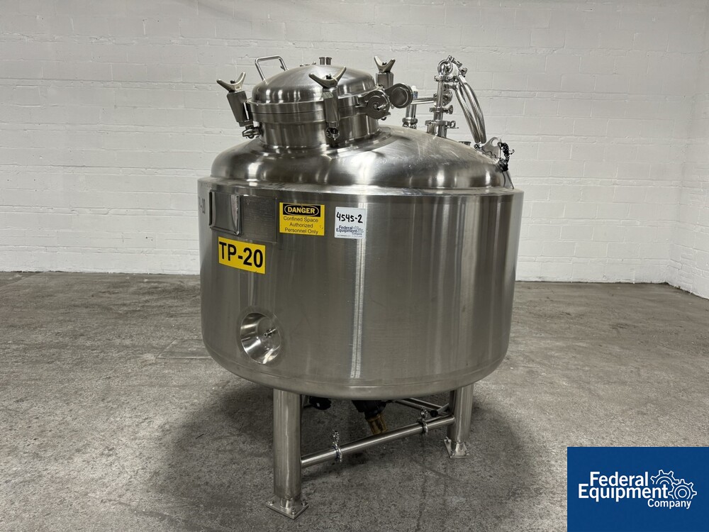 1000 Liter Precision Stainless Reactor, 316L S/S, 50/125# | Federal ...