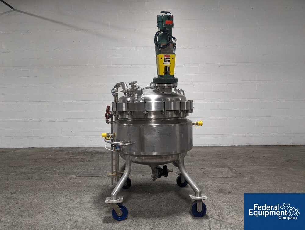 240 Liter Mueller Reactor, 316L S/S, 45/75# | Federal Equipment Company