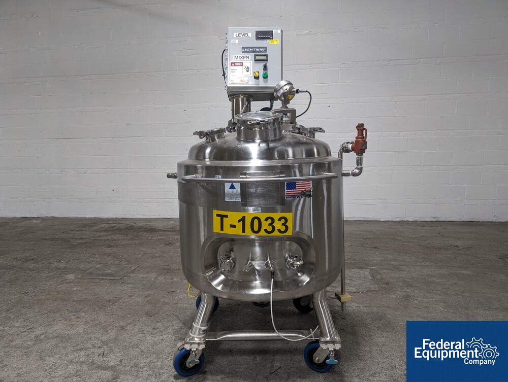300 Liter Precision Stainless Reactor, 316L S/S, 45/100# | Federal ...