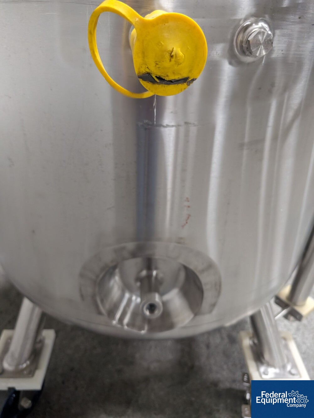 300 Liter Precision Stainless Jacketed Receiver Tank, 316L S/S, 45/100 ...