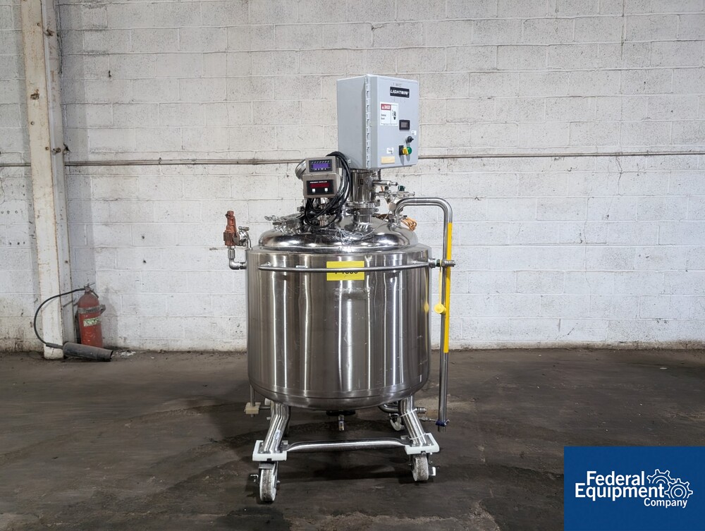 300 Liter Precision Reactor, 316L S/S, 45/100# | Federal Equipment Company