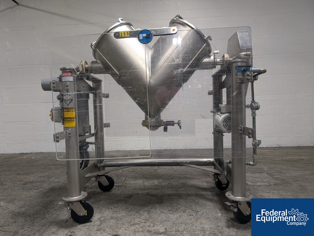 5 Cu Ft P-K Twin Shell Blender, S/S | Federal Equipment Company