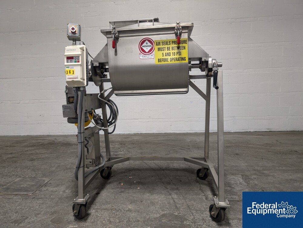 2 Cu Ft S. Howes Ribbon Blender, S/S, Model S 200 | Federal Equipment ...