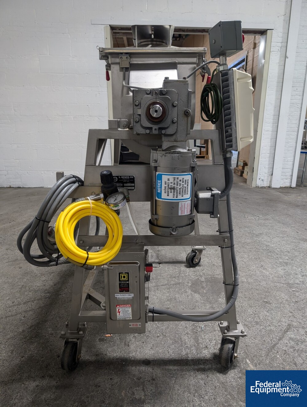2 Cu Ft S. Howes Ribbon Blender, S/S, Model S 200 | Federal Equipment ...