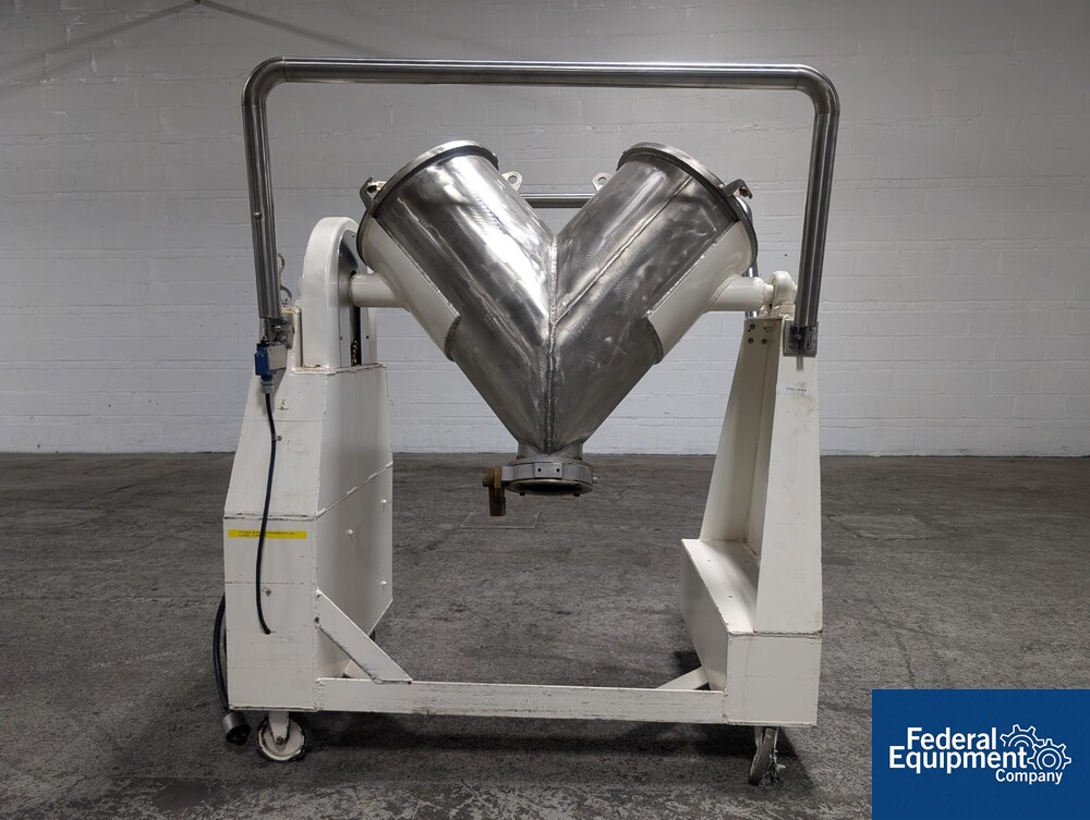 3 Cu Ft P-K Twin Shell Blender, S/S | Federal Equipment Company