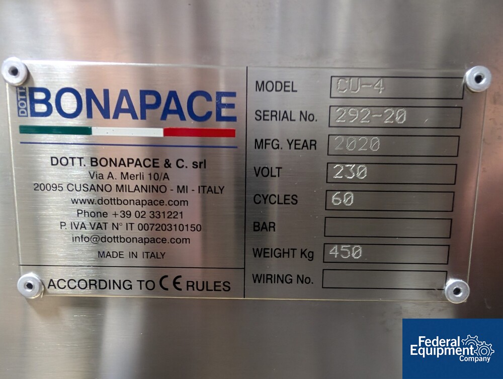 Dott. Bonapace Suppository Line, Model BP-10 / BP-11 / CU-4 | Federal ...