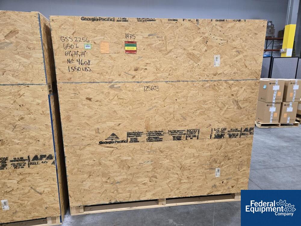 650 Liter Sartorius Palletank for Mixing | Federal Equipment Company