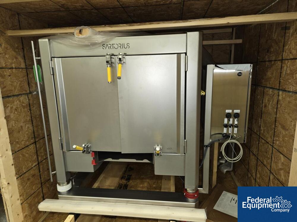 650 Liter Sartorius Palletank for Mixing | Federal Equipment Company