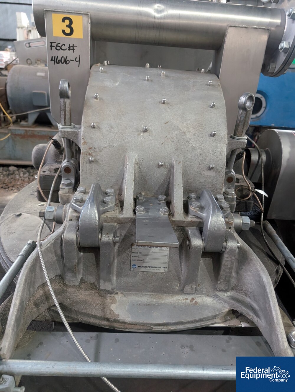 Hosokawa Micron Powder Systems Mikro Pulverizer, Model 4MP | Federal ...