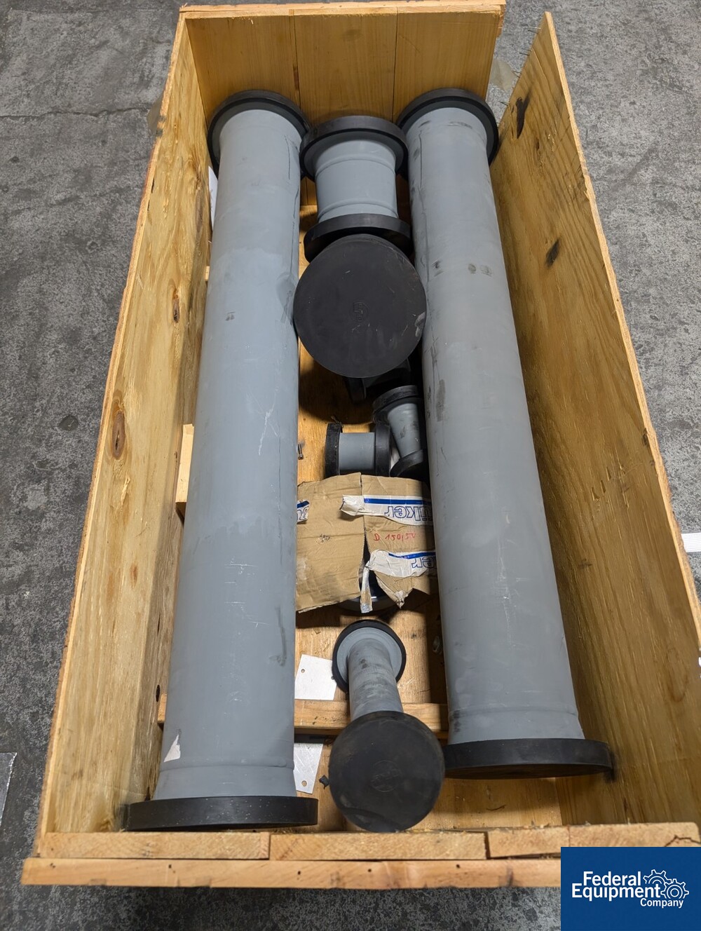 Lot of Backing Flanges and Glass Lined Pipe | Federal Equipment Company