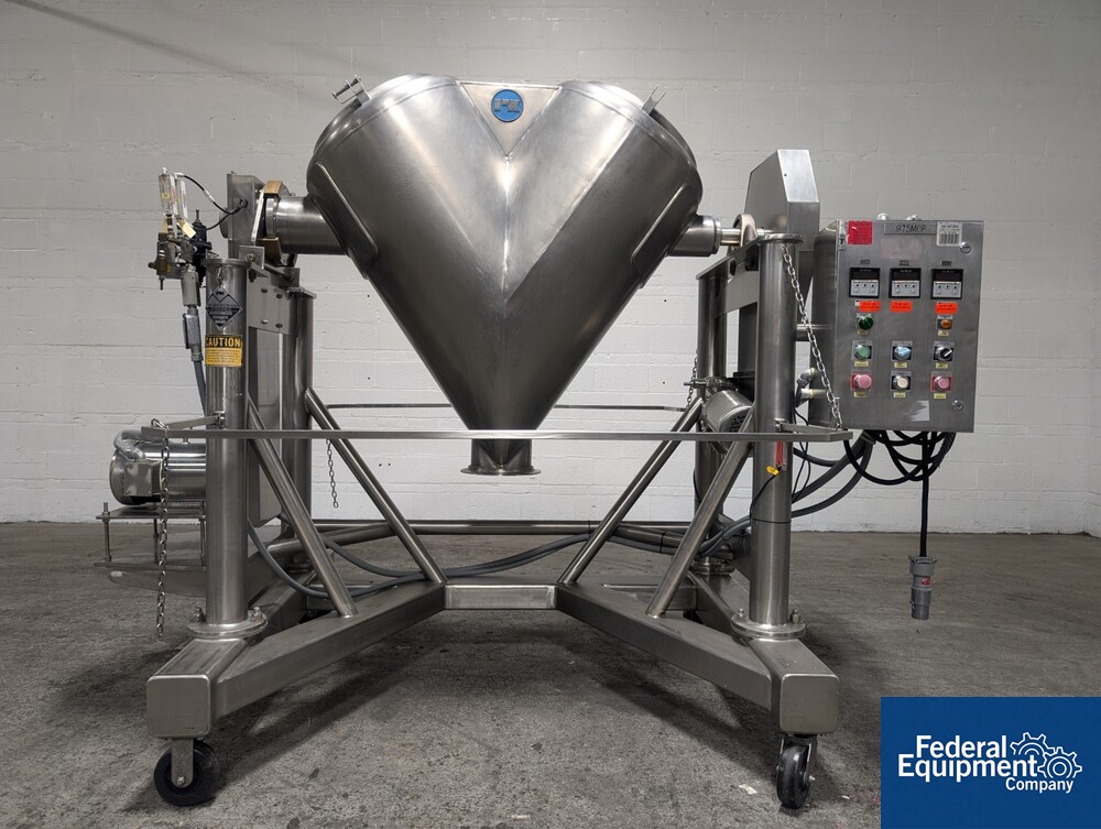 10 Cu Ft PK Twin Shell Blender, S/S | Federal Equipment Company