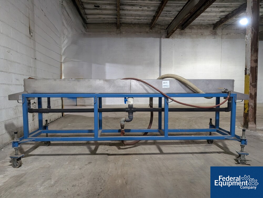 120" Extrusion Services Inc Water Bath, S/S | Federal Equipment Company