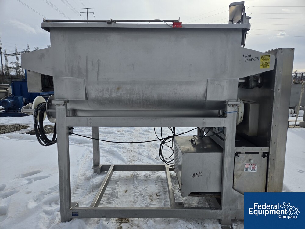 35 Cu Ft Weiler Dual Paddle Mixer, Model M305A, S/S | Federal Equipment ...